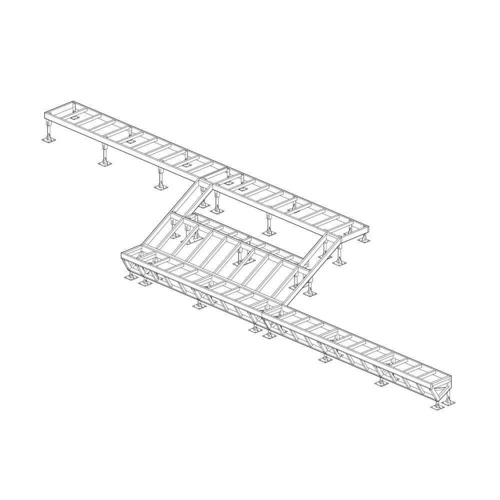 Banc transat LBa04 et Banc gradin ABg01 – 100 Détours